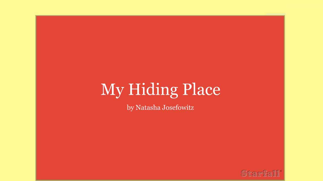 My Hiding Place - Video Activity