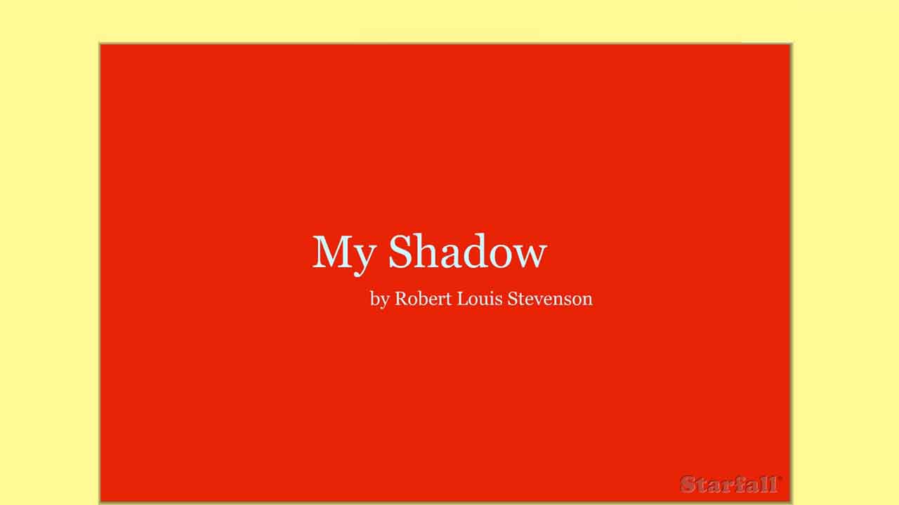 My Shadow - Video Activity