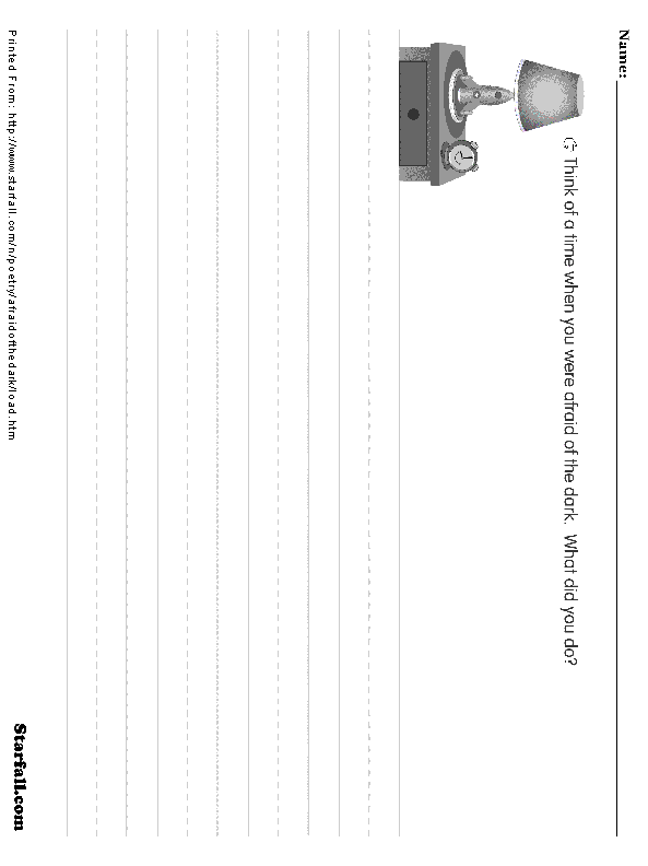 Online Printouts: Afraid of the Dark